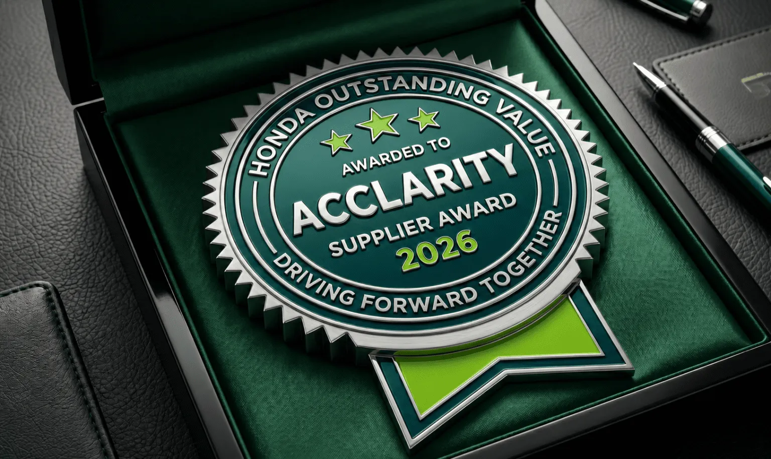 Acclarity Wins Honda 2026 Outstanding Value Supplier Award